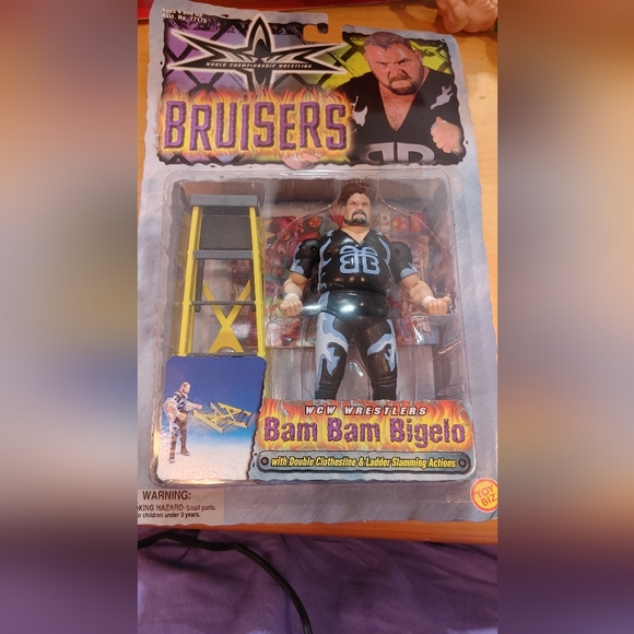 WCW WEW | Toys | 999 Wcw Toy Biz Bruisers Bam Bam Bigelow Factory ...